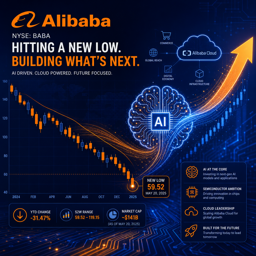 Alibaba Stock Hits 52 Week Low as Market Volatility Overshadows AI and ...