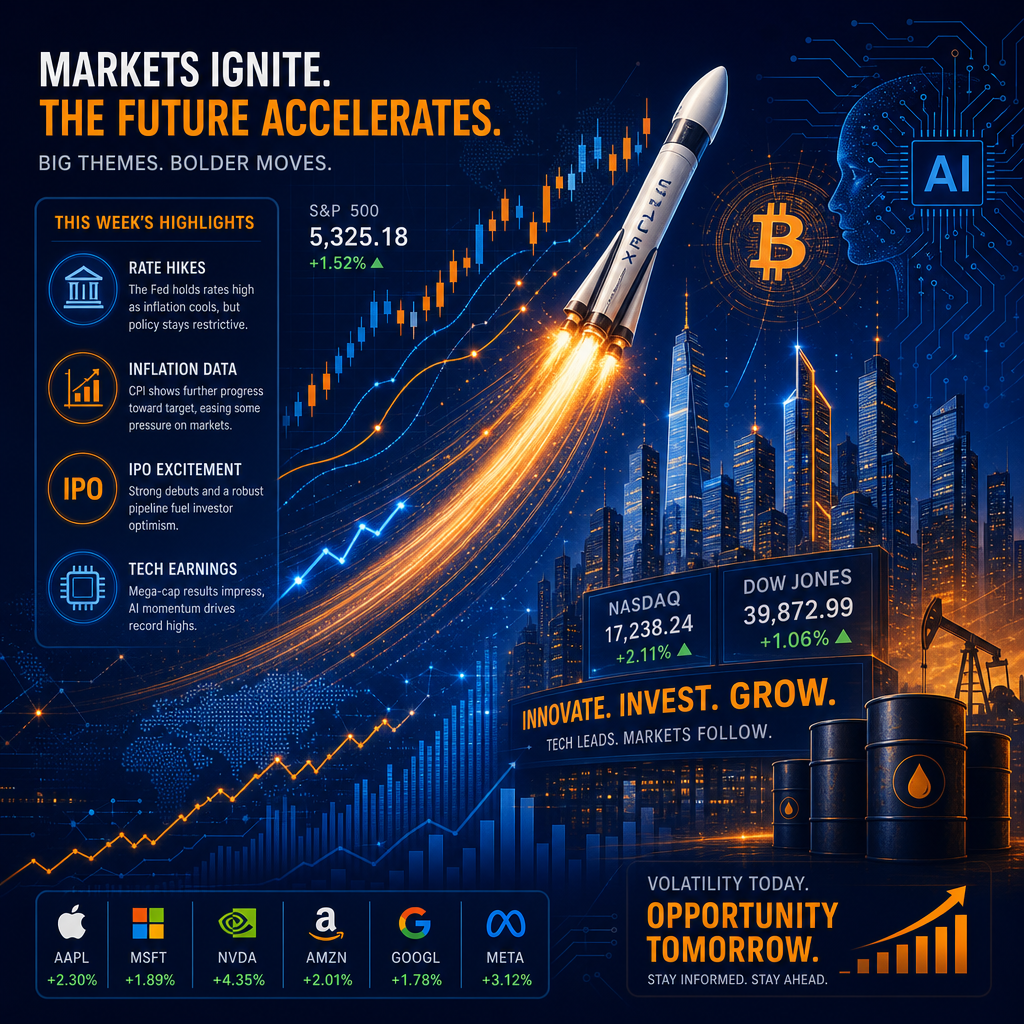 Investors Brace for Inflation Data SpaceX IPO and Big Tech Earnings ...