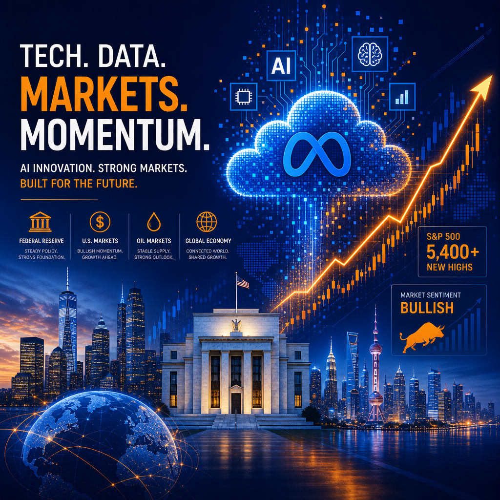 Meta Launches AI Cloud as Fed Signals Easing Inflation and Markets ...